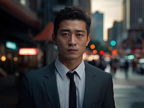 Premium Ai Image A Man In A Suit And Tie