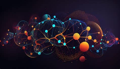 Premium Ai Image Abstract Connected Dots And Lines Background