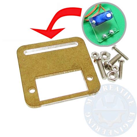 Servo Mount Holder Bracket For Sg90 Mg90s Micro 9g Servo Tower Pro Shopee Malaysia