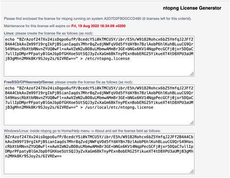 Adding A License — Ntopng 6 3 Documentation