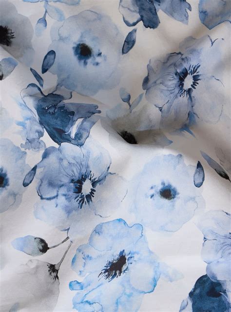 Andamen Floral Ink Cotton Blend Print Shirt