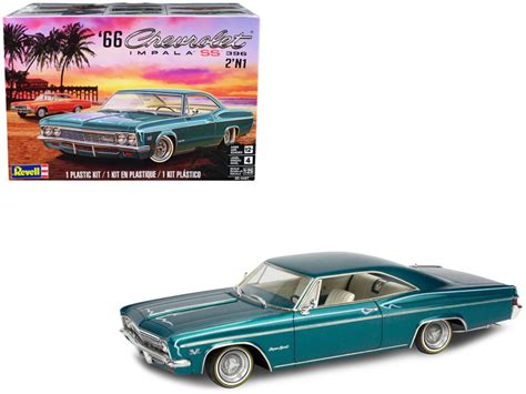 Level 4 Model Kit 1966 Chevrolet Impala Ss 396 2 In 1 Kit 1 25 Scale Model By Revell