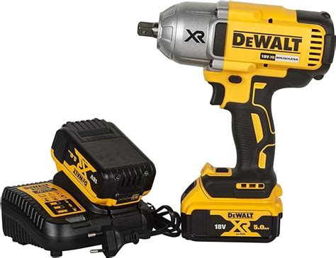 DEWALT DCF899P2 18 V 5.0 Ah Cordless Impact Wrench (Torque Max. 950 Nm ...