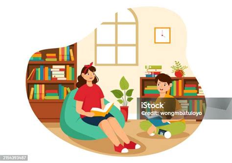 교육과 지식 책 벡터 일러스트 레이 션 공부하는 사람들 또는 읽기 책에 대한 책을 평면 스타일 만화 배경 고객 참여에 대한 스톡 벡터 아트 및 기타 이미지 Istock