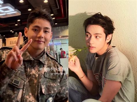 Most Handsome Soldier Kim Taehyung Bts Vs New Viral Photo In