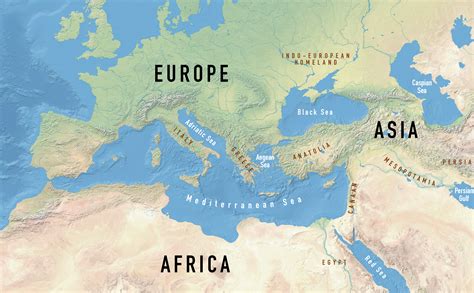 Aegean Sea On World Map
