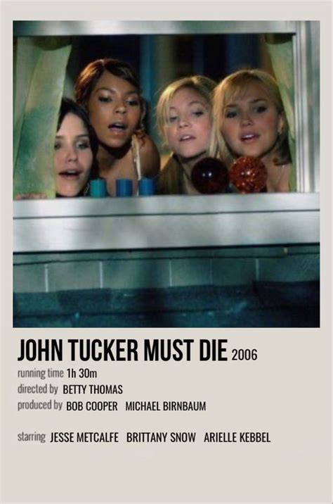 John Tucker Must Die Remember Movie Movie Card Iconic Movie Posters
