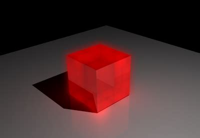 R Factor Blender D Making A Glowing Glass Cube