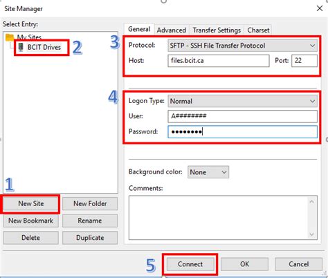 Setting Up SFTP Secure File Transfer Protocol Access Remotely BCIT