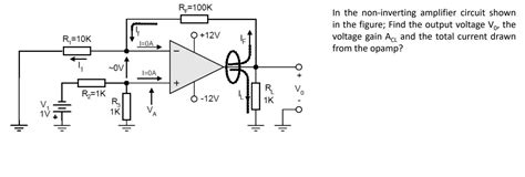 Solved In The Non Inverting Amplifier Circuit Shown In The Chegg
