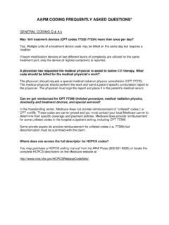 AAPM CODING FREQUENTLY ASKED QUESTIONS Aapm Coding Frequently Asked Questions Pdf PDF PRO