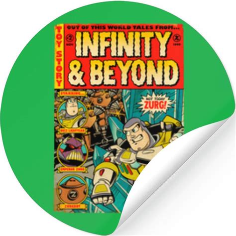 Disney Pixar Toy Story Buzz Lightyear Retro Comi Stickers Id 23063033