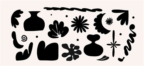 추상 그루비 꽃 포스터 Y2k 현대적인 트렌디한 미니멀리스트 스타일 벽지 벽 장식 패브릭 엽서 표지 템플릿 배너를 위해 손으로 그렸습니다 0명에 대한 스톡 벡터 아트 및