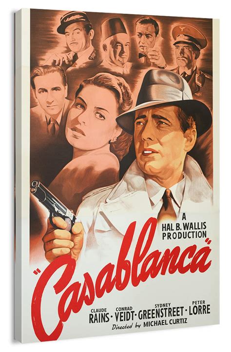 Casablanca Movie Poster Original Casablanca Us 1 Sheet Original First