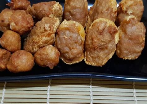 Resep Bakso Goreng Bakso Tahu Goreng Piggy Oleh Doris Sjafei Cookpad