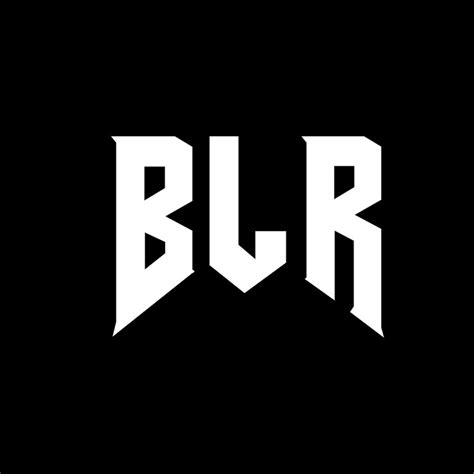 Premium Vector Blr Letter Logo Design For Technology Company Blr Logo