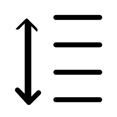 Line Height Vector Svg Icon Svg Repo