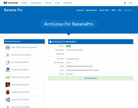 Install Arch Linux On Banana Pi Pro