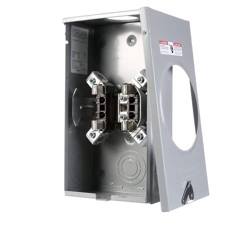 Siemens Suat317 0g 200 Amp 4 Jaw Ringless Cover Overhead Feed Meter