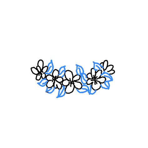 Flower Crown Drawing Simple At Samuel Truelove Blog
