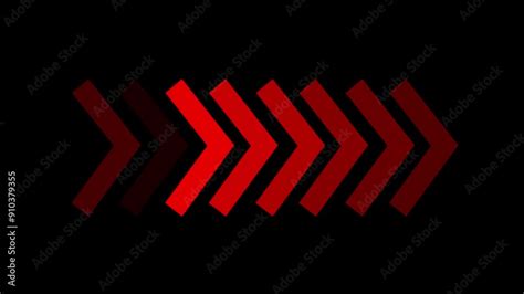 Right Directional Red Arrow Loop Animation Animated Arrows For The