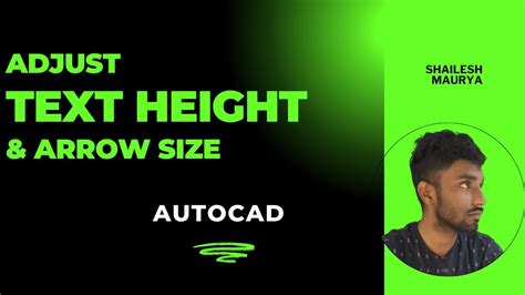 AutoCAD Tutorial How To Adjust Dimension Text Height Arrow Size AutoCAD Beginner Guide