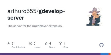 GitHub Arthuro555 Gdevelop Server The Server For The Multiplayer Extension