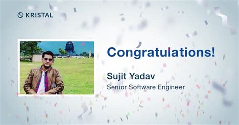 sujit yadav on linkedin congratulations