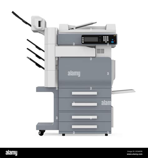 Office Multifunction Printer Isolated Stock Photo Alamy