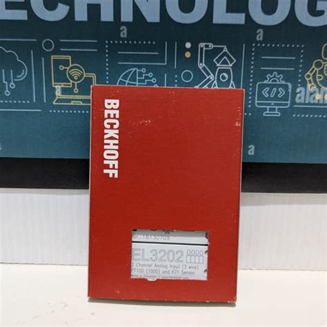 Jual PLC Beckhoff EL3202 EtherCAT Terminal 2 Channel Analog Input Temperature RTD Pt100