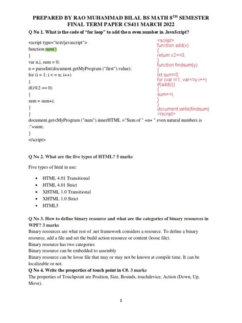 Rao Bilal Updated Cs411 Final Paper March 2022 Pdf Windows