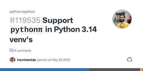 support `pythonπ` in python 3 14 venv s · issue 119535 · python cpython · github