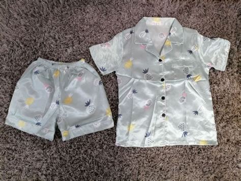 Korean Short Silk Sleepwear Lazada Ph