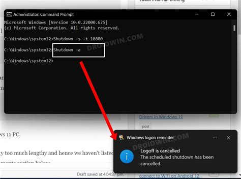 How To Schedule Automatic Shutdown In Windows 11 Droidwin