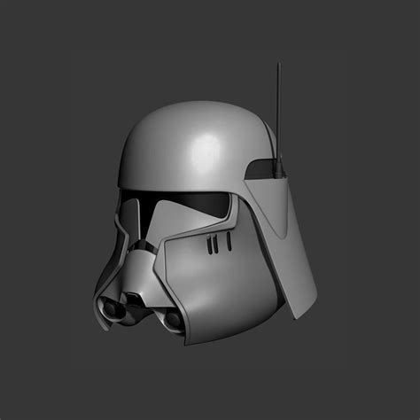 Commander Bacara Cosplay Helmet 3d Model 3d Printable Cgtrader