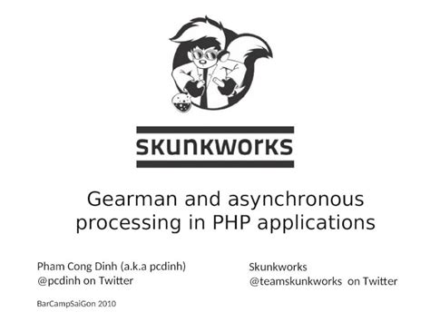 Ppt Gearman And Asynchronous Processing In Php Applications Dokumen