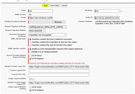 Azure Active Directory Sso Integration With Salesforce Egroup Us