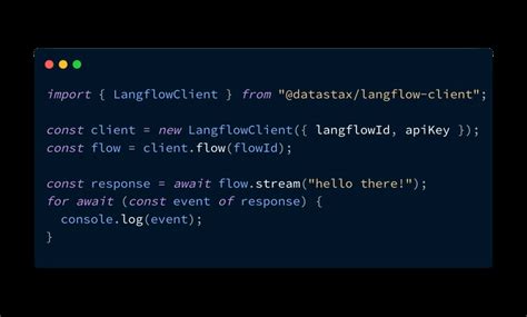 How To Stream Responses From The Langflow Api In Nodejs Dev Community