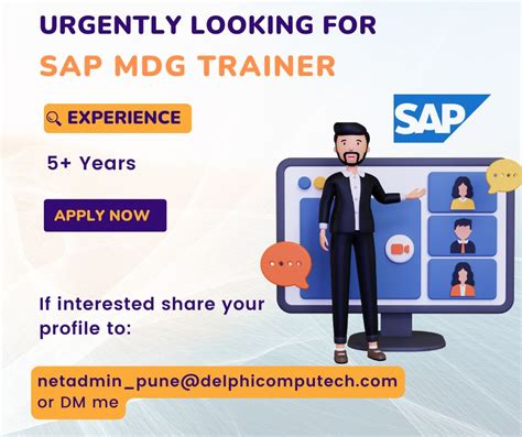 Sap Mdg Saptraining Trainer Freelancer Virtualtraining Experience Nilesh Chavan
