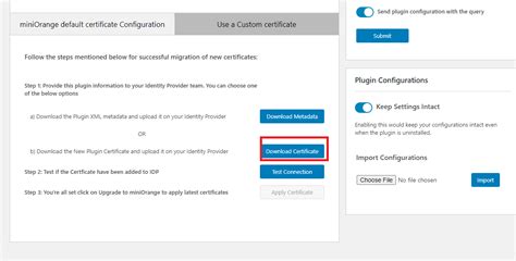 How To Renewupgrade Sp Certificate In The Saml Sso Plugin With