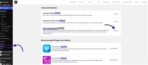Event Tracking Automation Fluentcrm