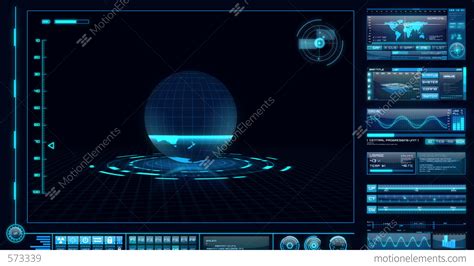 hi tech interface stock animation 573339