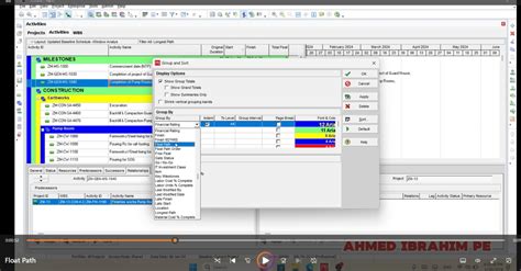 How To Perform Float Path Analysis In Primavera P6 Ahmed I Posted On
