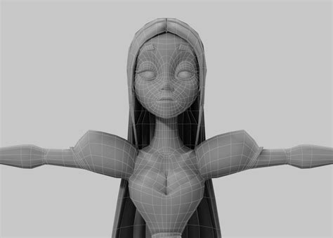 Cartoon Princess 3d Model 39 Ma Fbx Obj Free3d