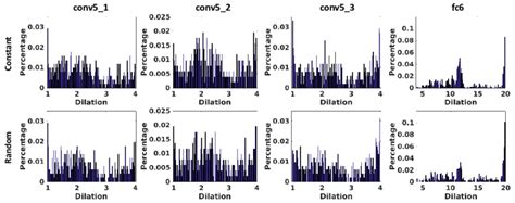 The Learned Dilation Distribution In The Deeplab Largefov Model On