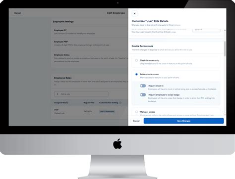 Modifying Employee Permissions