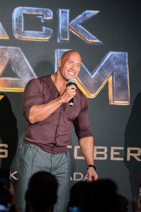 Dwayne Johnson At The Black Adam Toronto Fan Event Tom Lorenzo