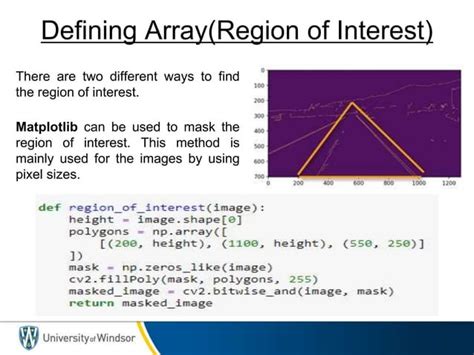 Lane Detection By Use Of Canny Edge Ppt
