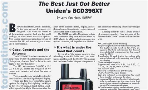 Nsw Radio And Communications By Michael Bailey Uniden Bcd Xt Review