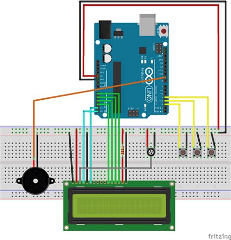 Please Help Circuit With Lcd Screen And Piezo Displays Arduino Forum